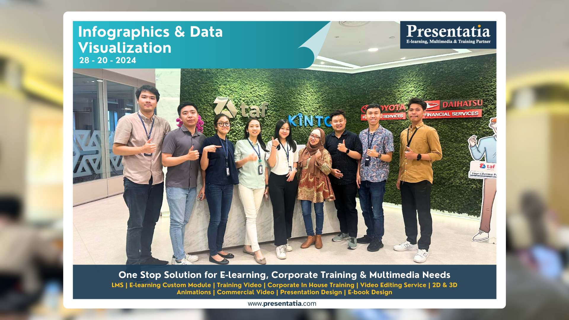 Infographics PPT & Data Visualization Training: Toyota Astra Finance ...